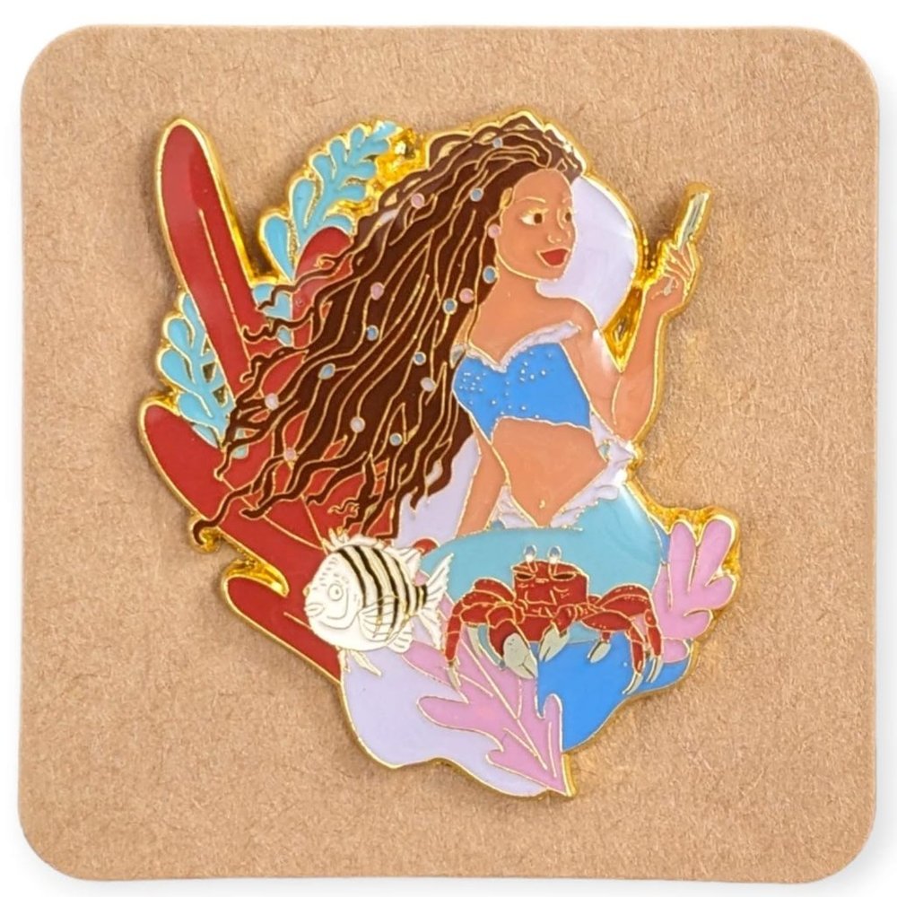 Little Mermaid Disney Pin: Ariel, Flounder, And Sebas… - Gem